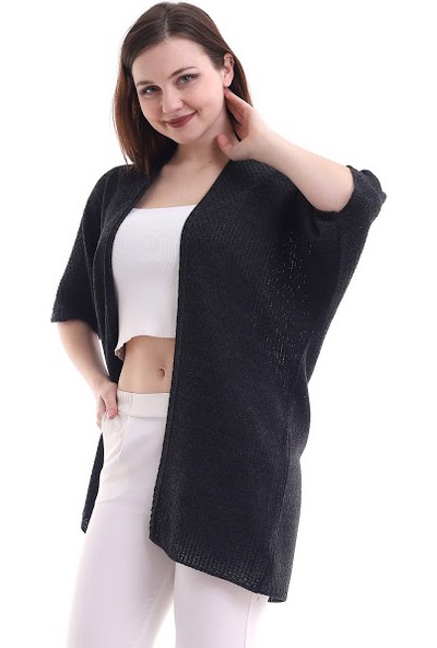 Lebuas Yarasa Kol Ince Triko Hırka