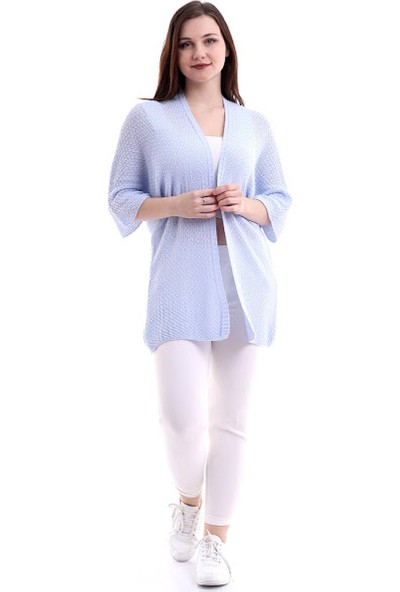 Lebuas Yarasa Kol Ince Triko Hırka