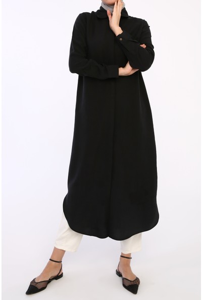 ALLDAY Gizli Patlı Gömlek Elbise