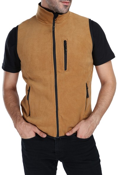 Ghassy Co. Erkek Çok Cepli Outdoor Polar Yelek