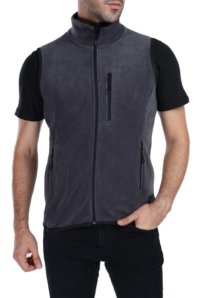 Ghassy Co. Erkek Çok Cepli Outdoor Polar Yelek
