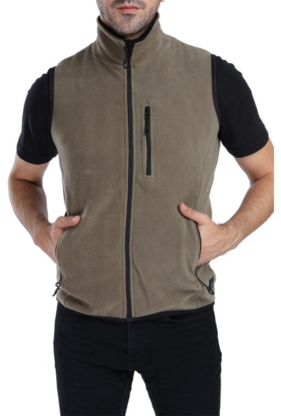 Ghassy Co. Erkek Çok Cepli Outdoor Polar Yelek