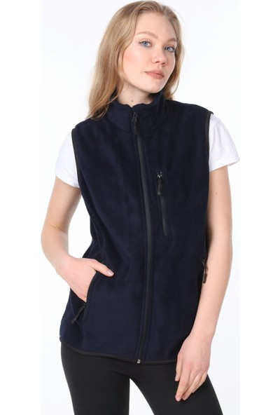 Ghassy Co. Kadın Polar Çok Cepli Trekking Spor Yelek