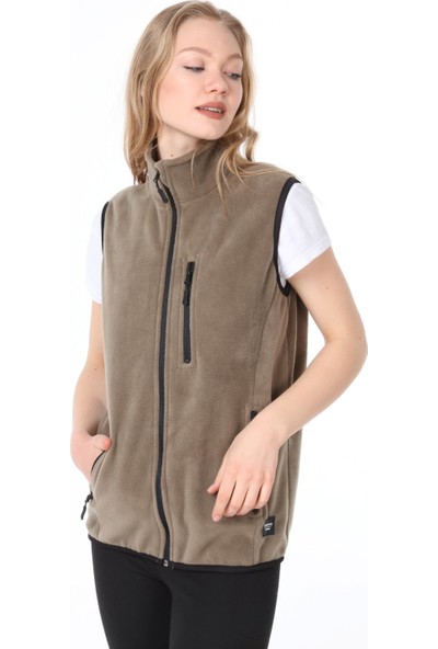 Ghassy Co. Kadın Polar Çok Cepli Trekking Spor Yelek