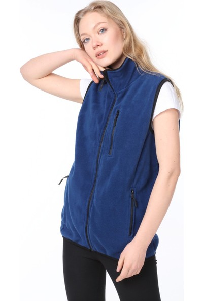 Ghassy Co. Kadın Polar Çok Cepli Trekking Spor Yelek