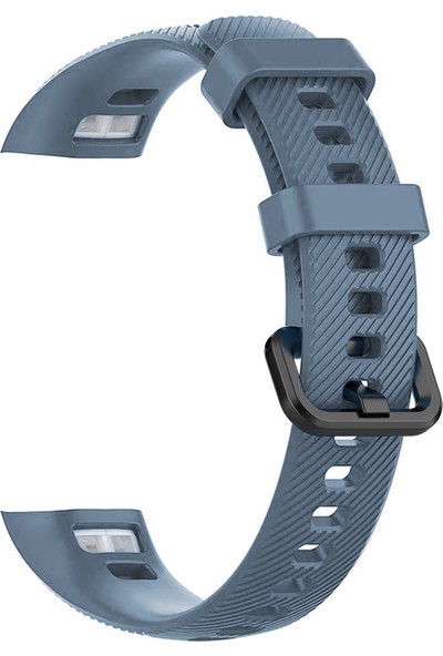 Microsonic Huawei Honor Band 5 Kordon, Silicone Sport Band Gri Microsonic Huawei Honor Band 5 Kordon, Silicone Sport Band Gri