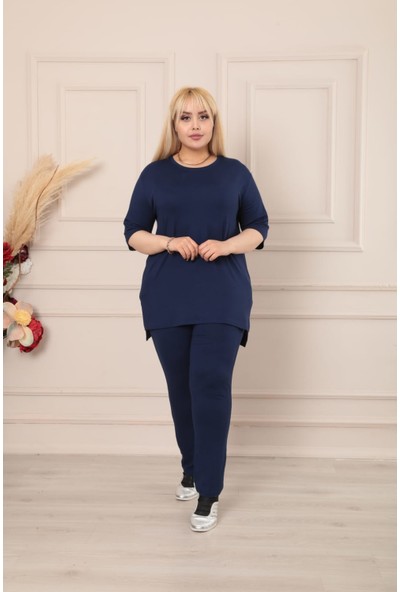 E-mre Kadın Yazlık Büyük Beden Eşofman Takımı