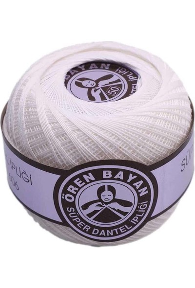 Ören Bayan Süper Dantel Ipi No 50 Beyaz
