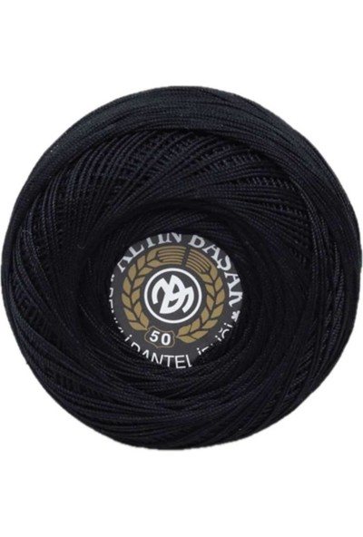 Altınbaşak Renkli Dantel Ipliği Siyah