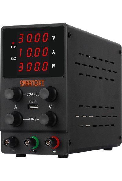 Smartgıft Ayarlanabilir 30V/10A Dc Güç Kaynağı Voltaj Regülatörü Smartgıft Ayarlanabilir 30V/10A Dc Güç Kaynağı Voltaj Regülatörü