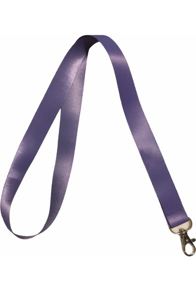 Mora Lila Yaka Kartı & Boyun Askı İpi Mora Lila Yaka Kartı & Boyun Askı İpi