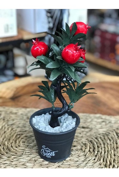 Viva Alışveriş Merkezi Yapay Meyve Ağacı Saksılı Nar