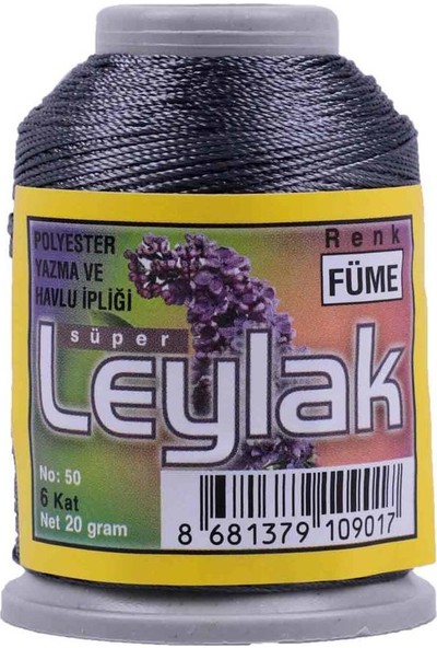 Leylak Oya ve Dantel Ipi 20 gr Füme