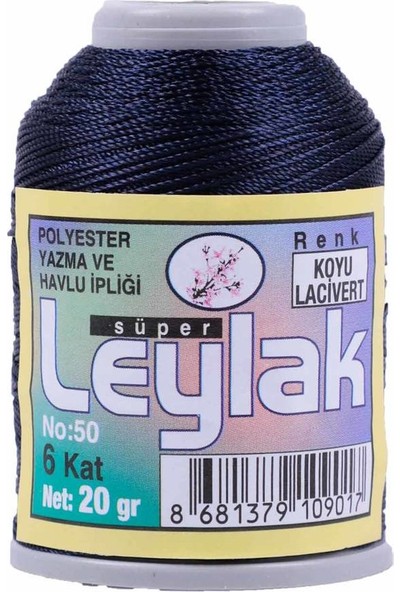 Leylak Oya ve Dantel Ipi 20 gr Koyu Lacivert
