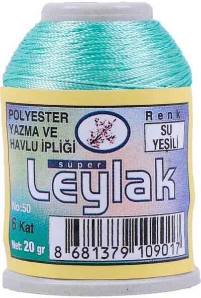 Leylak Oya ve Dantel Ipi 20 gr Su Yeşili