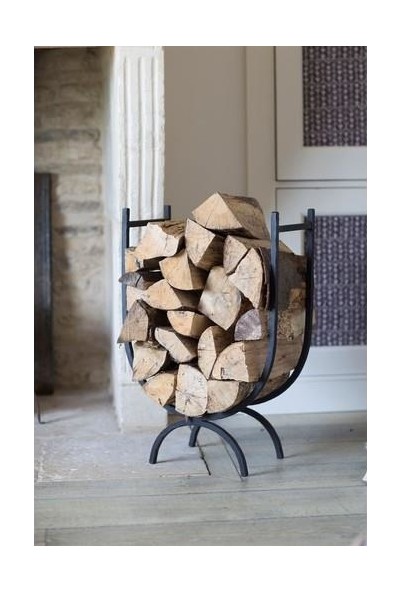 Mavi Trend Dekoratif Metal Şömine Odunluk Mavi Trend Dekoratif Metal Şömine Odunluk