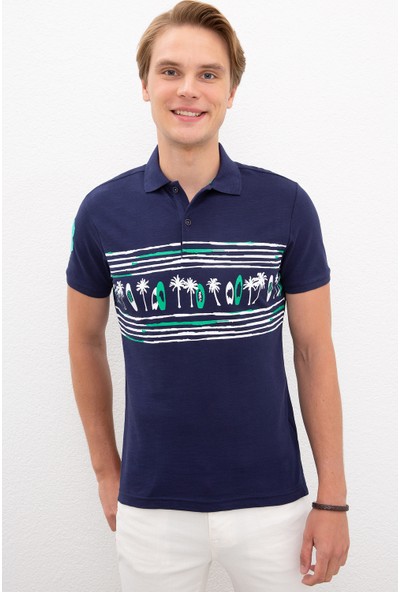U.S. Polo Assn. Lacivert T-Shirt 50219118-VR033