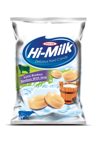 Tayaş Hi-Milk Sütlü Sert Şeker 250 Gr.