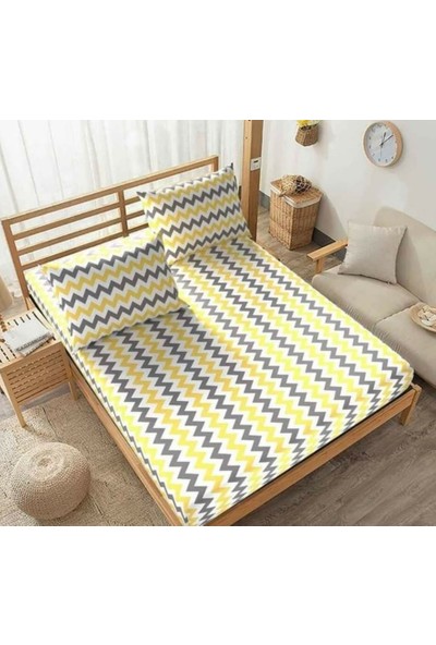 Üntaş Üntaşlife Tek Kişilik Lastikli Çarşaf+1 Adet Yastık Kılıfı 120X200 Sarı Gri ECSRIZIZAG19 Üntaş Üntaşlife Tek Kişilik Lastikli Çarşaf+1 Adet Yastık Kılıfı 120X200 Sarı Gri ECSRIZIZAG19