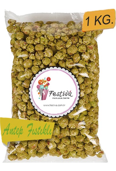 Festiva Antep Fıstıklı Karamelli Patlamış Mısır / Popcorn 1 kg Festiva Antep Fıstıklı Karamelli Patlamış Mısır / Popcorn 1 kg