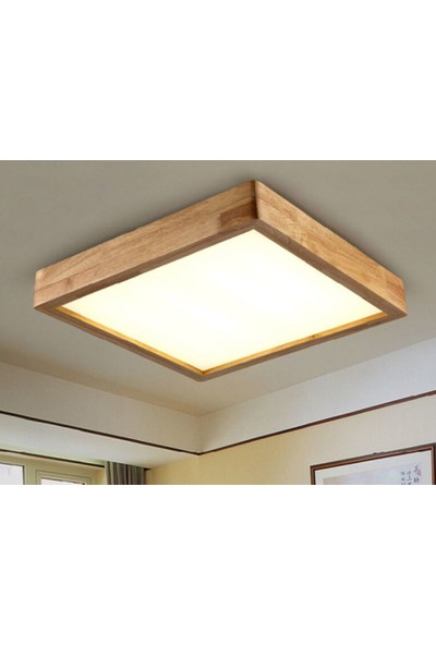 Wood Design World Ahşap Çerçeve Tavan LED Aydınlatma Avize Wood Design World Ahşap Çerçeve Tavan LED Aydınlatma Avize