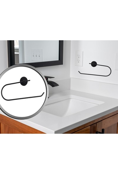 Cekinox Sln Siyah Kapaksız Açık Kağıt Havluluk Paslanmaz