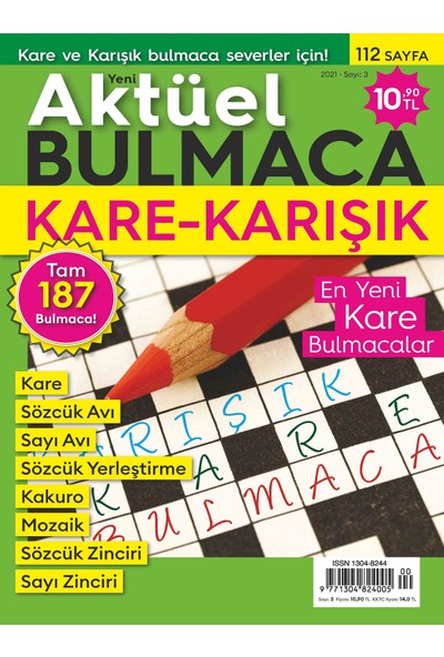 Aktüel Kare Karışık Bulmaca Aktüel Kare Karışık Bulmaca