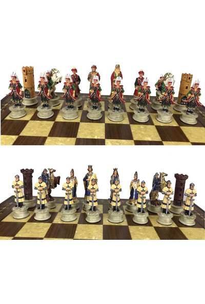Magnet Depo Yeniçeri Temalı Lüks Satranç Oyunu Büyük Boy ve Helena Kutulu Satranç Tahtası Magnet Depo Yeniçeri Temalı Lüks Satranç Oyunu Büyük Boy ve Helena Kutulu Satranç Tahtası