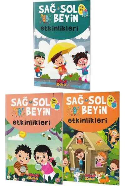 Aktif Zeka Yayınları - Sağ ve Sol Beyin Etkinlikleri Seti