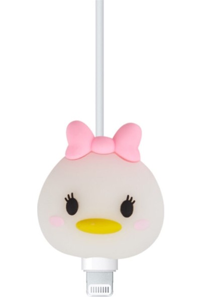 Sevimli Şarj Kablo Koruyucu Figürlü Kablo Ördek