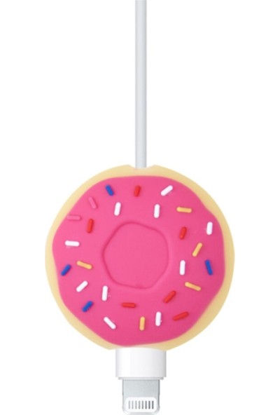 Sevimli Şarj Kablo Koruyucu Figürlü Kablo Donat