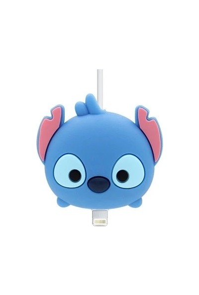 Sevimli Şarj Kablo Koruyucu Figürlü Kablo Stitch