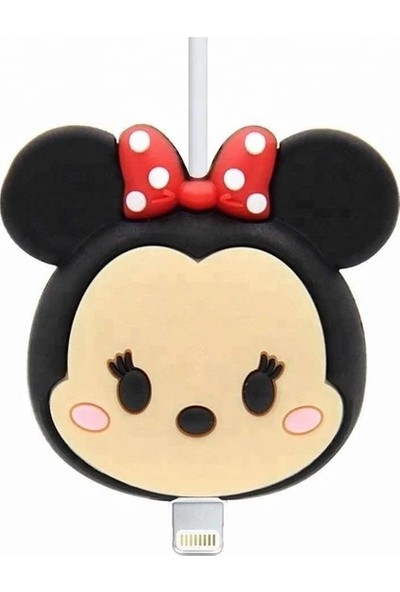 Sevimli Şarj Kablo Koruyucu Figürlü Kablo Kurdelalı Fare