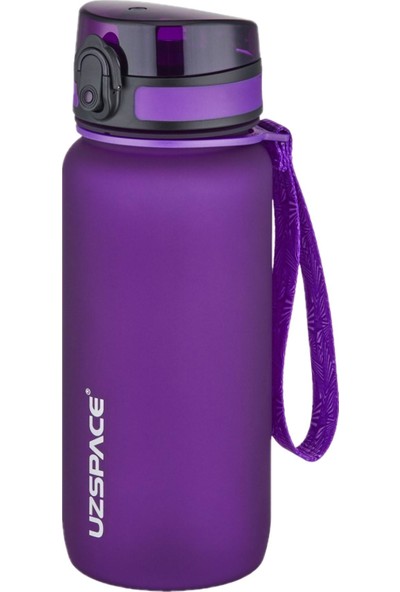 Uzspace Fiftyfifty Mor 650ML Yeni Koleksyion Tritan Su Matarası Uzspace Fiftyfifty Mor 650ML Yeni Koleksyion Tritan Su Matarası