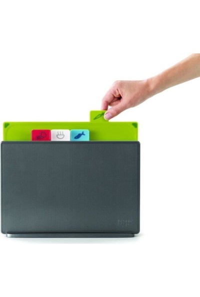 Joseph Joseph Index Kesme Tahtası Seti - Grafit Joseph Joseph Index Kesme Tahtası Seti - Grafit