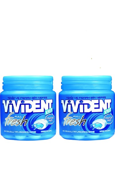 Vivident Mega Bottle Full Fresh Nane 96 gr x 2'li