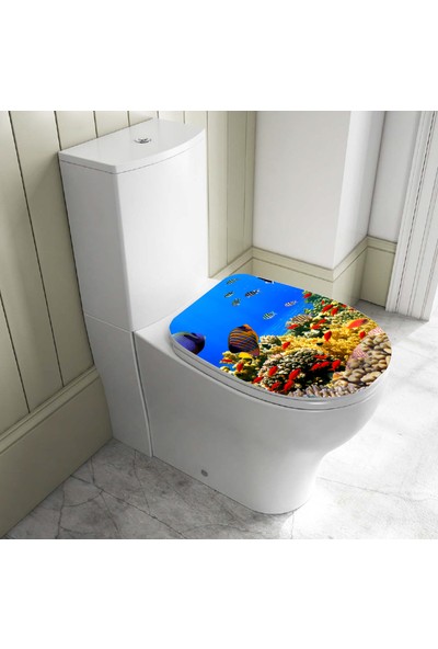 Tellgraf Klozet Kapağı Sticker 33 x 38 cm Tellgraf Klozet Kapağı Sticker 33 x 38 cm