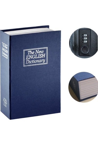 Mühlen Secret Safe 180 Orta Boy Kitap Şekli Gizli & Şifreli Para ve Değerli Eşya Kasası Mühlen Secret Safe 180 Orta Boy Kitap Şekli Gizli & Şifreli Para ve Değerli Eşya Kasası