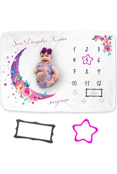 Moky Design Anı Battaniyesi - Özel Kesim Çerçeve Dahil Moky Design Anı Battaniyesi - Özel Kesim Çerçeve Dahil