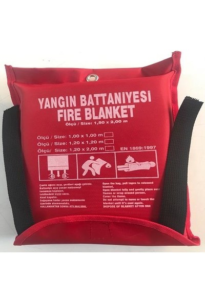 Kalant Yangın Battaniyesi 1.50X2.00 M Kalant Yangın Battaniyesi 1.50X2.00 M