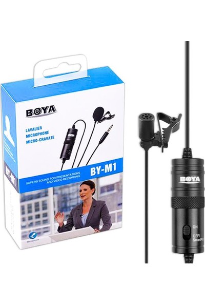 Boya BY-M1 Profesyonel Yaka Mikrofonu Boya By-M1 Boya BY-M1 Profesyonel Yaka Mikrofonu Boya By-M1