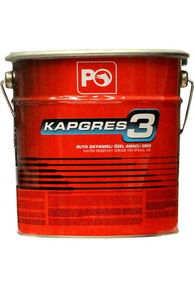 Petrol Ofisi Kap Gres No.3 14 kg Kalsiyum Esaslı Petrol Ofisi Kap Gres No.3 14 kg Kalsiyum Esaslı