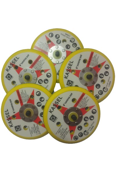 Kassel 6 Delikli Zımpara Tabanı 1 Kutu 5'li Kassel 6 Delikli Zımpara Tabanı 1 Kutu 5'li