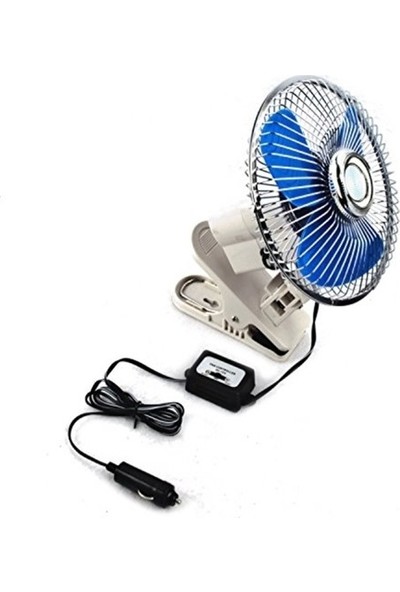 Temiz Pazar Araç Içi Oto Vantilatör 12 V 6 Inç