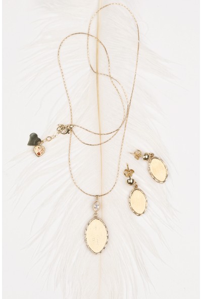 Kolyecik Elips Plaka Takım