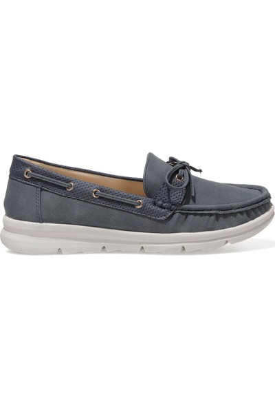 Nine West Marıo 1fx Lacivert Kadın Loafer Ayakkabı