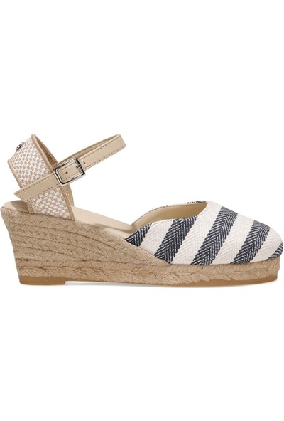 Nine West Maryway 1fx Mavi Kadın Dolgu Topuklu Sandalet