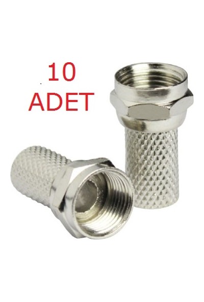 Cablemaster F Konnektör Uydu Anten Kablosu Jakı 10 Adet