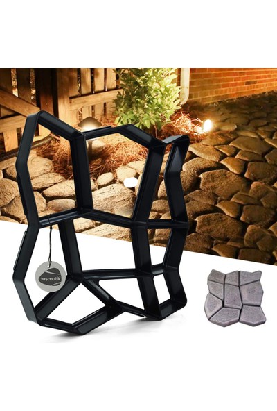 Taşmatik Zemin Kaplama Kalıbı Bahçe Taş Kalıp Beton Kalıbı 42X40 cm Taşmatik Zemin Kaplama Kalıbı Bahçe Taş Kalıp Beton Kalıbı 42X40 cm