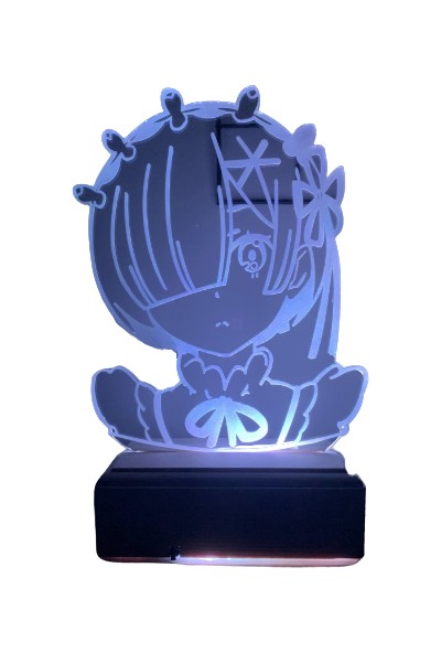 Modiwa Design Rem Re:zero 16 Renk Gece Lambası Modiwa Design Rem Re:zero 16 Renk Gece Lambası